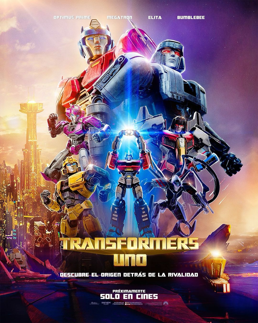«Transformers Uno»: Una entretenida y compleja historia de origen ...