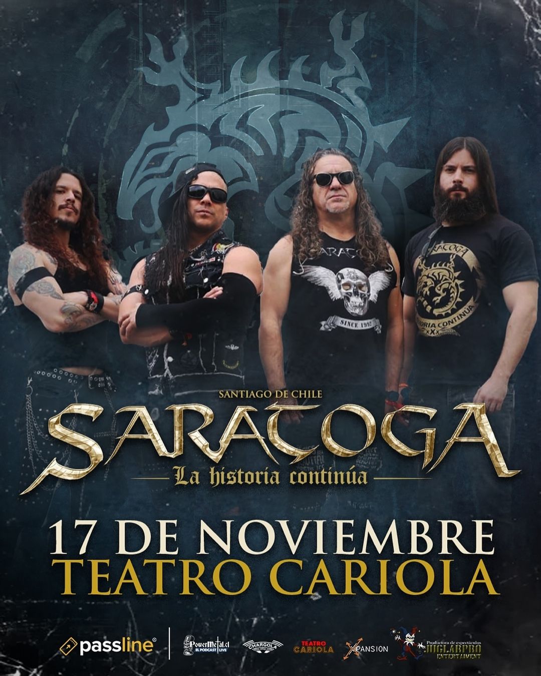 Saratoga en Chile: Leyendas del Heavy Metal español - Música y Espectáculo